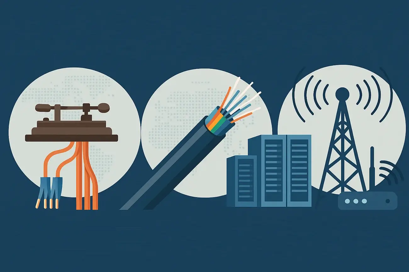 The evolution of communication: from Cables to 5G